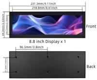 China 8.8 Inch HDMI LCD Display 480x1920 IPS LCD Panel For Computer Secondary Screen for sale