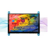 China 800*480 LCD HDMI Screen 5 Inch Raspberry Pi LCD Touch Screen With 5 Point Capacitive Touch Screen for sale