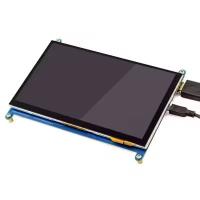 China 7 Inch HDMI LCD Display 1024x600 5 Point Touch Screen 450cd/m2 800cd/m2 Optional for sale