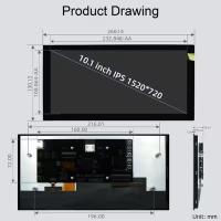 China 1520x720 Raspberry Pi 5 Display 10.1 Inch Long Screen YBC101UMH-Q1 for sale