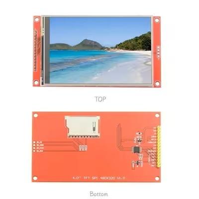 China 4 Inch SPI LCD Display 480x320 Resistive LCD Touch Screen for Embedded Applications for sale