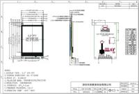 China 3.2 Inch IPS LCD Displays 262K SPI Screen 240x320 With Capacitive Touch Screen for sale