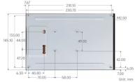China 800x1280 IPS LCD Display 10.1 Inch HDMI Display 300cd/m2 YBC101NSM-T1 for sale