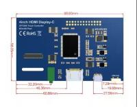 China 800*480 Raspberry Pi Zero Touch Screen HDMI Port RTP Touch Panel 4 Inch for sale