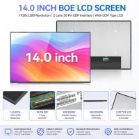 China WUXGA TFT LCD Display Panel 14.0 Inch 30 Pin eDP Display 1920x1200 For Laptop And Industrial Applications for sale