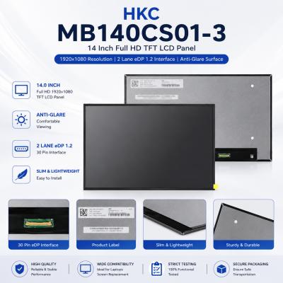 China FHD Laptop LCD Screen 14 Inch eDP Display Panel 1920x1080 Anti Glare Replacement for sale