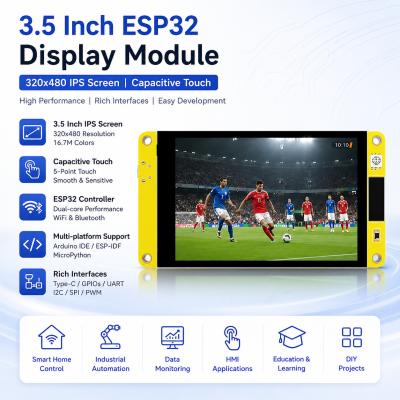 China 3.5 Inch ESP32 IPS Display 320x480 ESP32 Capacitive Touch Screen for sale