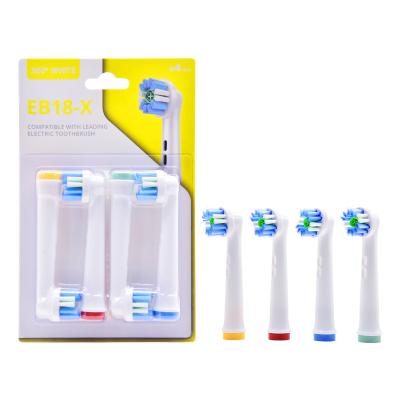 China EB18-X WHITE CLEAN Adult Replacement Brush heads Electric Toothbrush Heads for sale