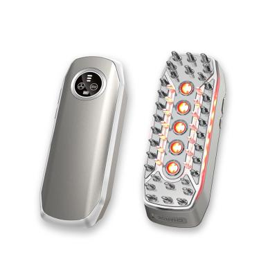 China Personal Care Hair Massager  Red Light Portable Electric Meridian laser hair growth comb for sale