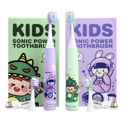 China Sonic Electric Toothbrush Rechargeable Cartoon Smart Children Waterproof Electric Toothbrush for sale