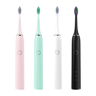China OEM ODM Portable IPX7 Rechargeable Powered Vibrating Sonic Electric Toothbrush for Adults for sale