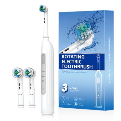 China BX11 Rotating Toothbrush IPX7 Waterproof  Round Head Rechargeable Adult sonic Toothbrush for sale