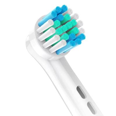 China Baolijie EB17-X Dupont Nylon Bristles Electric Toothbrush Head Replacement 4 PCS Blister Pack with 1 Year Warranty Compatible with B Oral Series for sale
