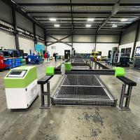 China Large Format 1.5*10 Meter High-Speed Fiber Laser Metal Cutter Hiwin Rails Easy Transport Design DST Graphic Format AI Compatible for sale
