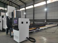 China Fiber Laser Metal Square Rectangular Tube Pipes Profile Holes Cutting Machine H Beam Channel Angle Steel Fast Precise Cutter for sale