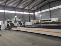 China Fiber Laser Metal Square Rectangular Tube Pipes Profile Holes Cutting Machine H Beam Channel Angle Steel Fast Precise Cutter for sale
