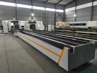 China Fiber Laser Metal Square Rectangular Tube Pipes Profile Holes Cutting Machine H Beam Channel Angle Steel Fast Precise Cutter for sale