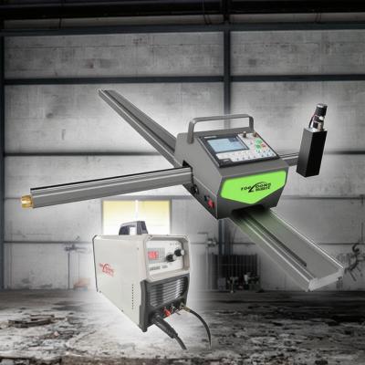 China Portable Mini CNC Plasma Cutting Machine with USB G-Code Torch Height Controller 55A Stepper Motor New Condition for sale