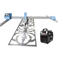 China High Quality Dual Rail Gantry 55A Ultra Plasma Source Fast 6mm-12mm Cut CNC Plasma Cutting Machine for Doors Sheet Motor Gear for sale
