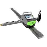 China 1000 X 1000 mm Portable CNC Plasma Cutting Machine USB g Code Cutter 1 X 1 Meter Effective Nesting Dxf Dwg Cut Drawings Lgk 80a for sale