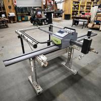 China Portable LGK 80A CNC Plasma Cutter 1000 X 1500 mm with Oxy Flame Torch 1 X 1.5 Meter Effective Nesting Dxf Dwg Files Compatible for sale