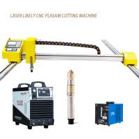 China Laser Likely CNC Plasma Cutting Machine Light Aluminum  Plasma Dual Tracks Rail Use LGK 200 Water Chiller Plasma Generator for sale