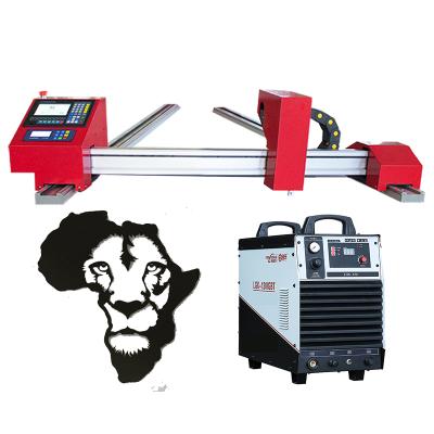 China LGK 400 HD CNC Plasma  Industrial Bilateral Tracks Drive Light Gantry CNC Plasma Cutter Machine with Table Metal Sheet Art Cut for sale
