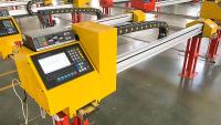 China CNC Plasma Gantry Cutting  Machine LGK 63A 120A 160A 200A  Quality Source Dual Rails Bilateral Drive Motor Tracks for sale