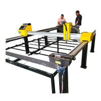China CNC Gantry Plasma Cutting  Machine LGK 63A 120A 160A 200A  Quality Source Dual Rails Bilateral Drive Motor Tracks for sale