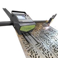 China Small Plasma CNC Cutting Machine  or Oxy-fuel Flame  LGK 120 200 IGBT Power Source Duty Cycle Pantograph Esab Cross Bow for sale