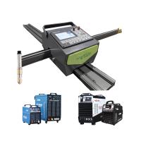 China Small Plasma CNC Cutting Machine  or Oxy-fuel Flame  LGK 120 200 IGBT Power Source Duty Cycle Pantograph Esab Cross Bow for sale