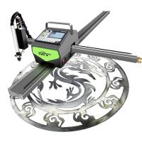 China Low-cost Plasma CNC Portable Machine Built in Shapes Library Metal Art Craft Water Chiller Toploong System Torch Height Control for sale