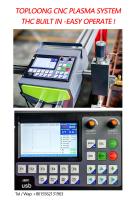 China CNC Metal Steel Machinery Equipment System Z axe Height Control  Plasma Cutting for sale