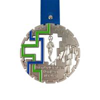 China Precision-Engraved Plating All Marathon Medals with Custom Design for sale