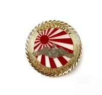 China Personalized Custom Brass Enamelled Custom Challenge Coins One Side with Design for sale