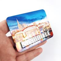 China Wholesale UV Printed Metallic Fridge Magnet for sale