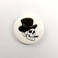 China Custom Emblem Lapel Pin Promotional Button Badge 25mm Safety Pin for Marathon Events for sale