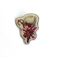 China Custom Offset Printed Transparent Cartoon Enamel Pins 2.5cm for Sport Event Promotions for sale