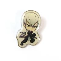 China Custom Offset Printed Transparent Cartoon Enamel Pins 2.5cm for Sport Event Promotions for sale