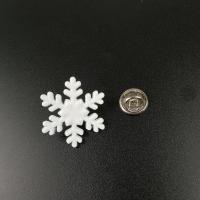 China Custom Metallic Glitter Snowflake Pin Badge Zinc Alloy Iron Brass No Minimum Quantity 2.5cm for sale
