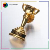 China Custom No Color Metal Pin Badge No Minimum Quantity Die Casting / Stamping for sale
