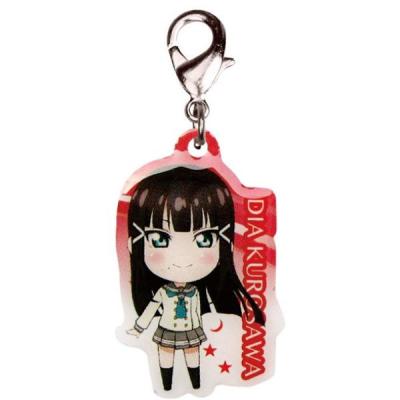 China Custom Printed Domed Acrylic Keychains Cartoon Animation Promotional 3D PVC for sale