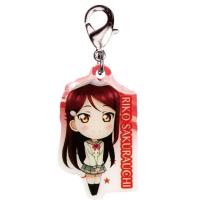 China Custom UV Printed Acrylic Keychains 3D Design Promotional Gifts 5cm for sale