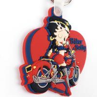 China Custom 3D PVC Rubber Keychain Metal Key Ring Keytag Promotional Gift with Logo for sale