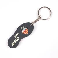 China OEM Custom 3D PVC Rubber Keychain Keyring with 2-Side Logo for Promotional Gift for sale