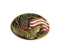 China Custom Antique Silver Metal Belt Buckle Police Officer Design Zinc Alloy 1.5 Inch Width for sale
