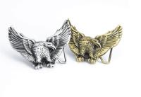 China Custom Metal Belt Buckle OEM Zinc Alloy Brass Antique Plating Eagle Design for sale