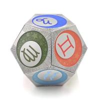 China Zinc Alloy Zodiac Segmented Event Medals 12 Constellation Running Awards for sale