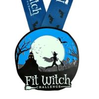 China Glowing Fit Witch Challenge Halloween Medal / Custom Made Medals for sale