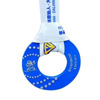 China Custom Toroidal Medallion Trail Run Embossed Award Medal 2-10 Inch Customizable for sale